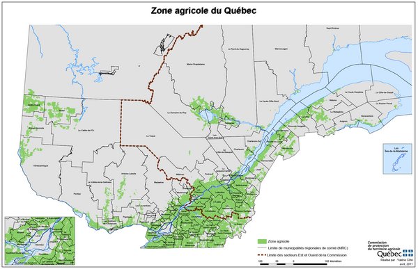 Informations générales sur la zone agricole – Commission de protection ...